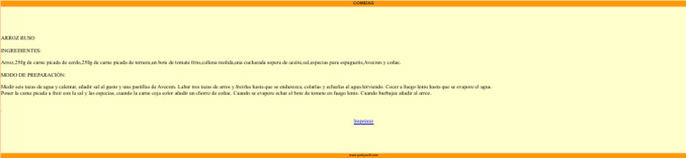 Arroz Ruso | PDF