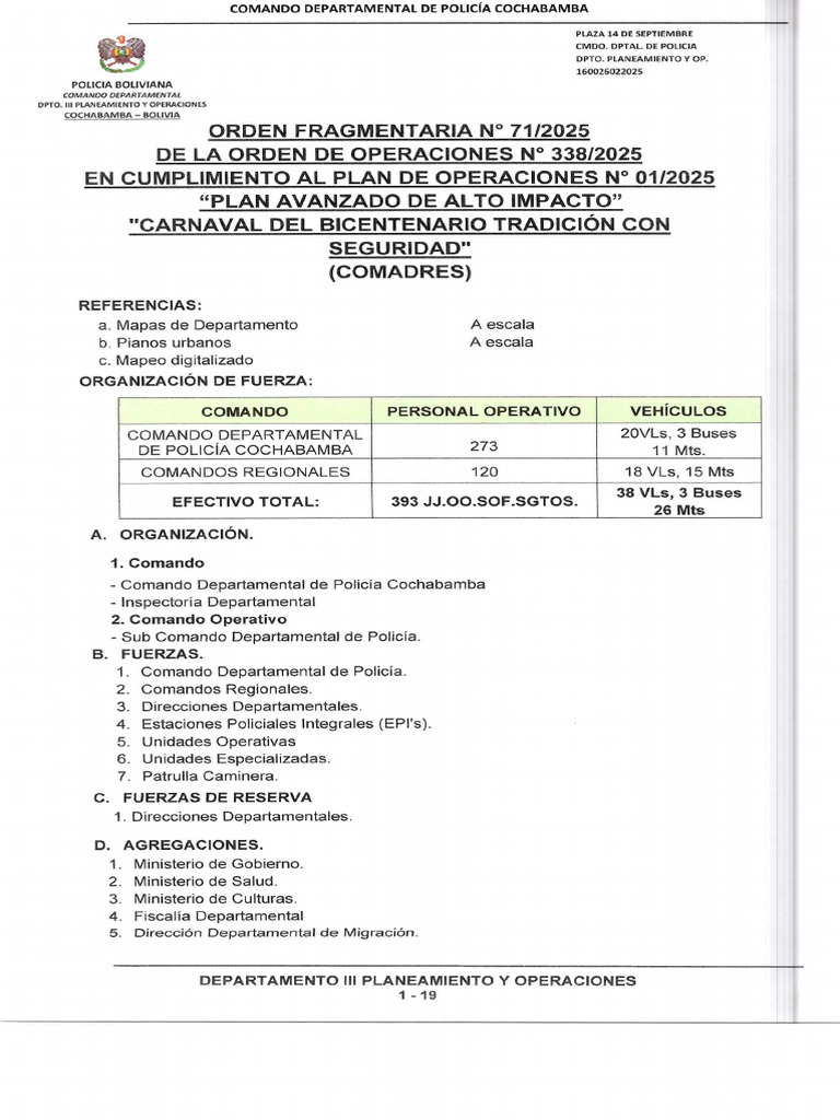 Orden Fragmentaria Nº 71-2025_0001 | PDF