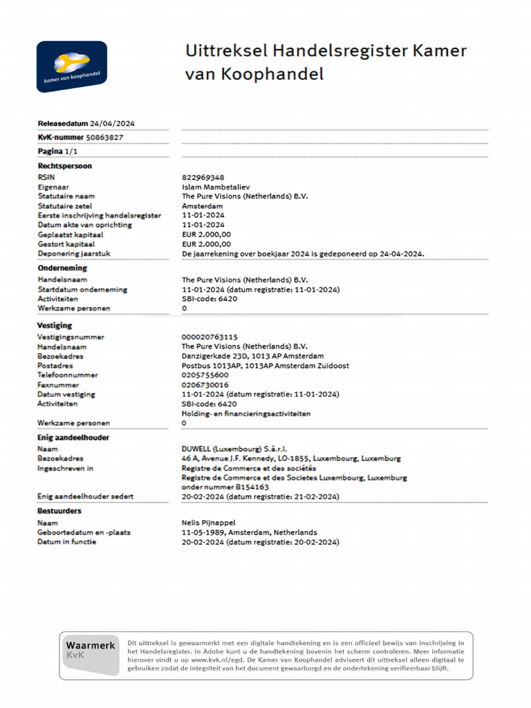 Handelsregister TPV | PDF