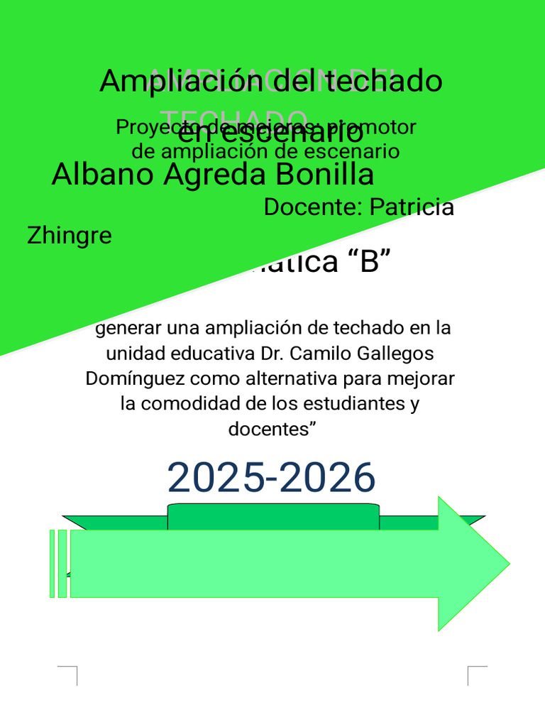 Ampliacion Del Techado en Ecenario | PDF | Techo | Presupuesto