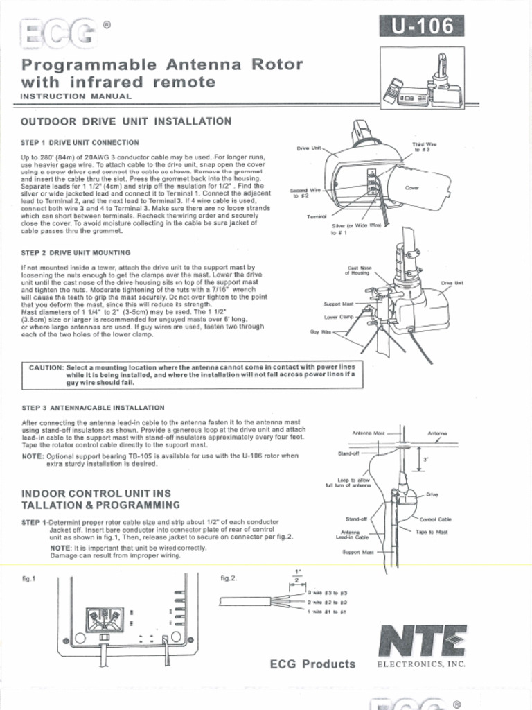 NTE U-106 User | PDF
