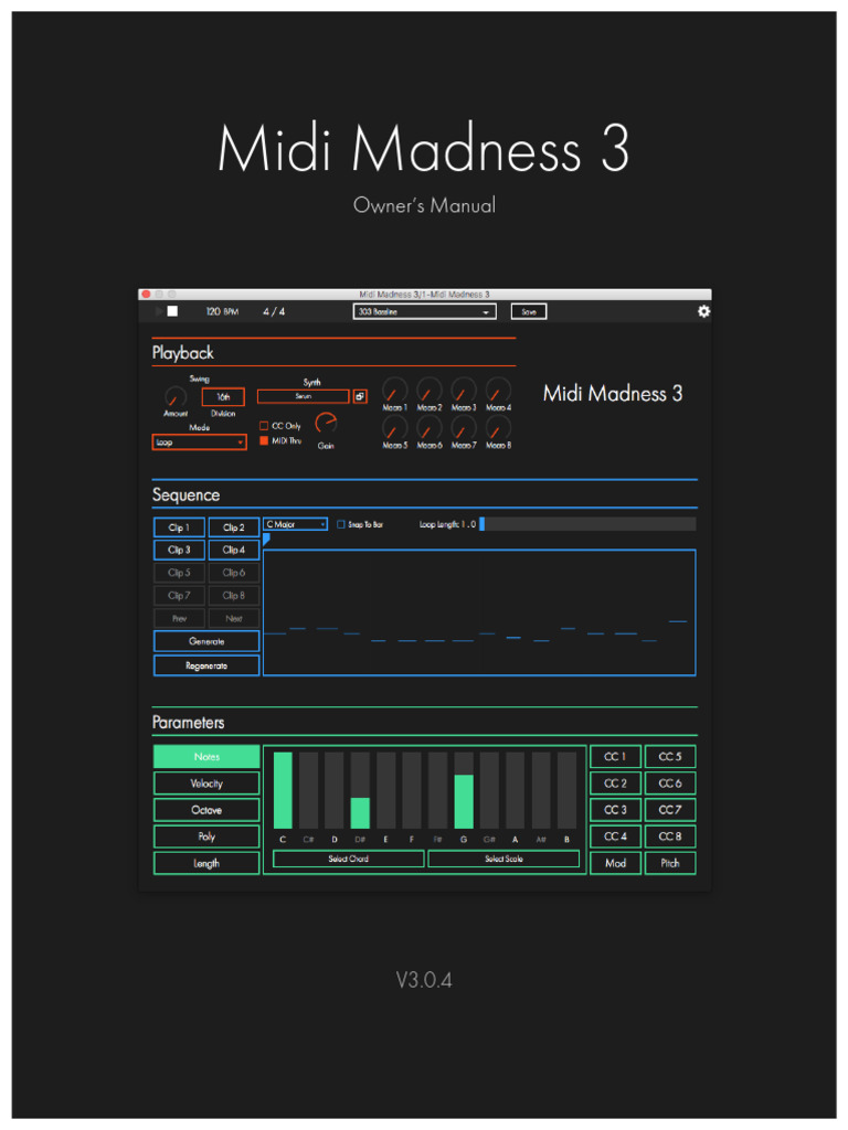 Midi Madness 3 Manual | PDF | Software | Computing