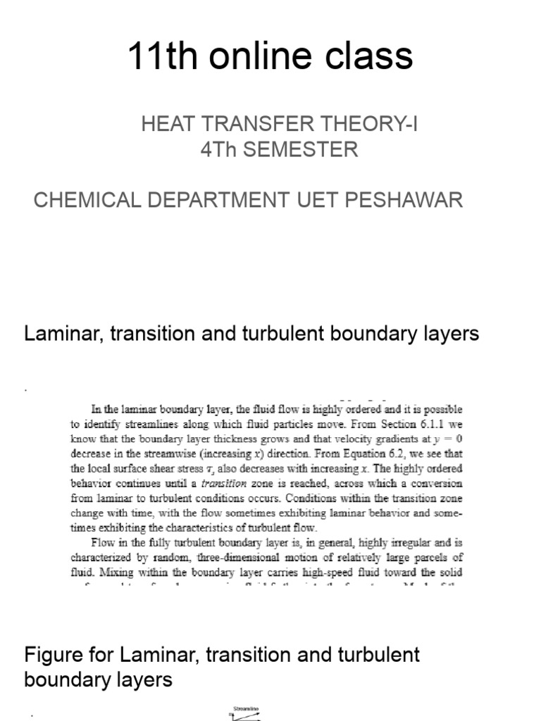 11Th Online Class Heat Transfer-1 Theory | PDF