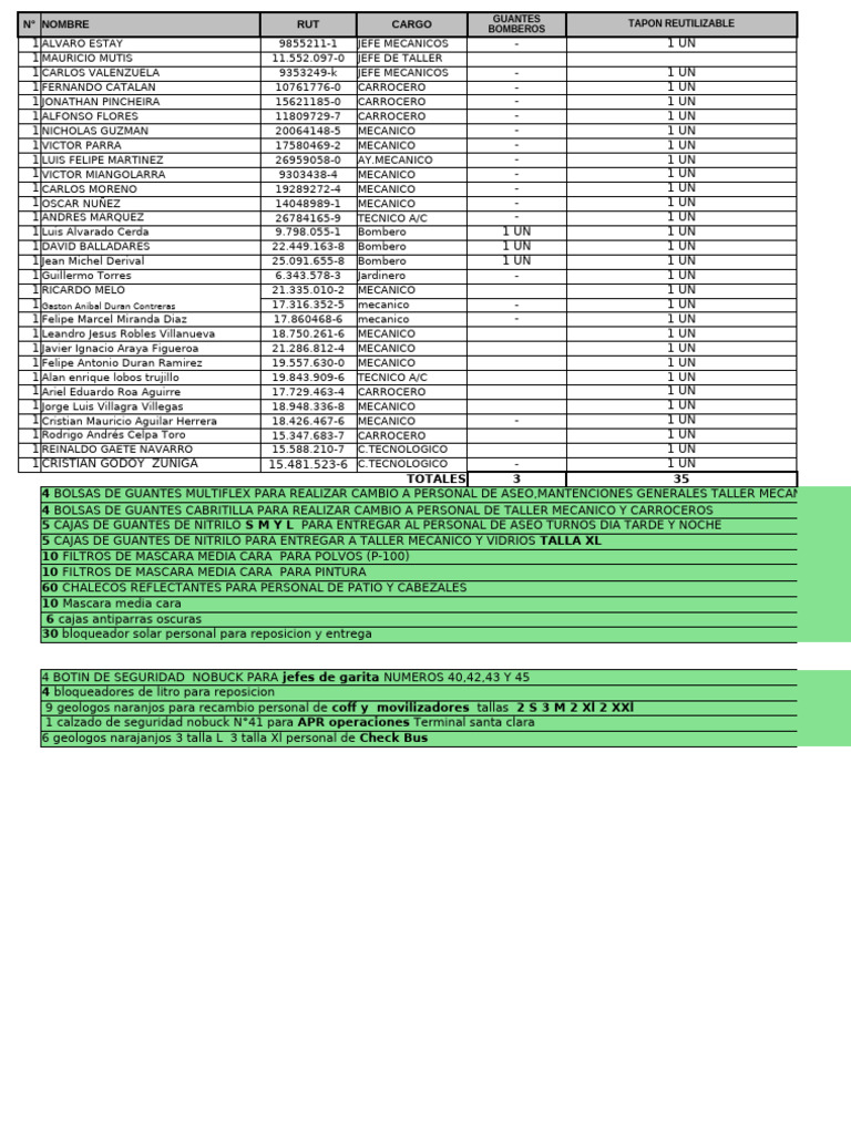 Solicitud Epp 11-12-2024 | PDF