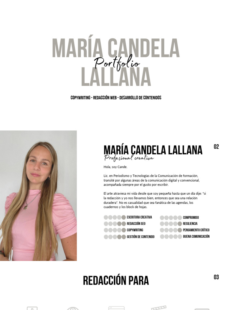 Portfolio María Candela Lallana | PDF | Marketing | Red mundial