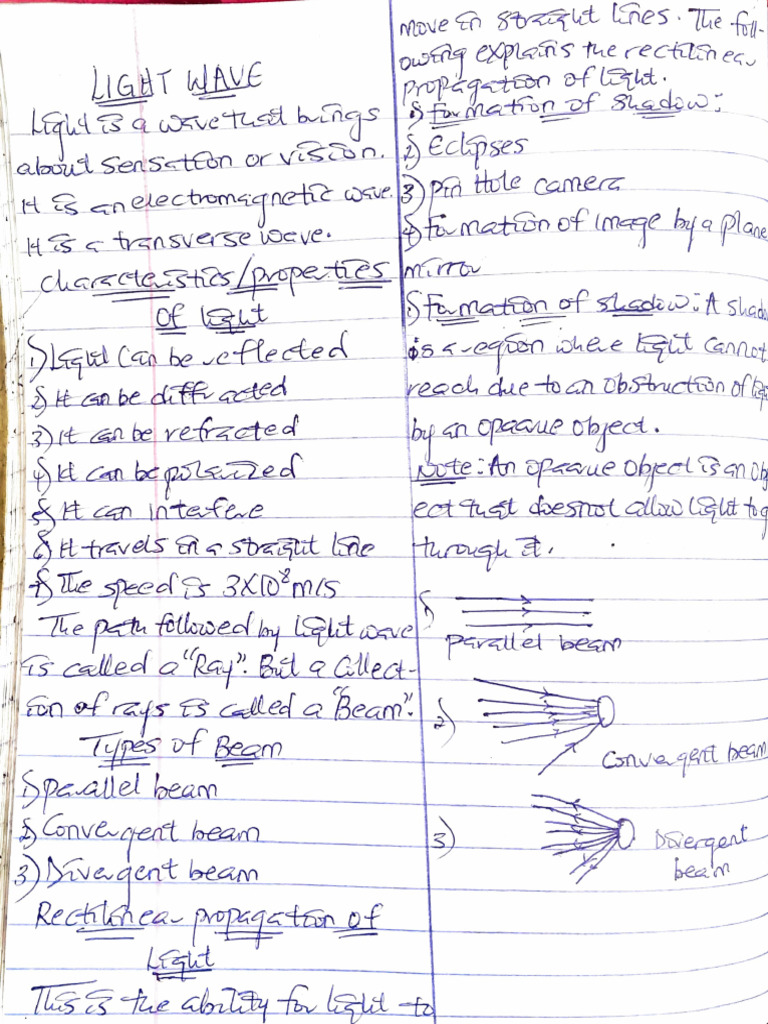 Physics Light Waves | PDF