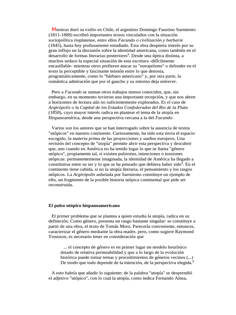 Anónimo - Sobre Argiropolis | PDF | utopía | Georg Wilhelm Friedrich Hegel