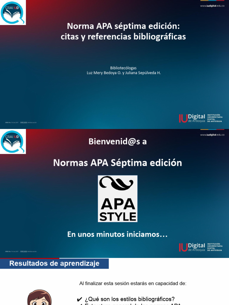Guía de Normas APA Séptima Edición | PDF | Estilo apa | Citación