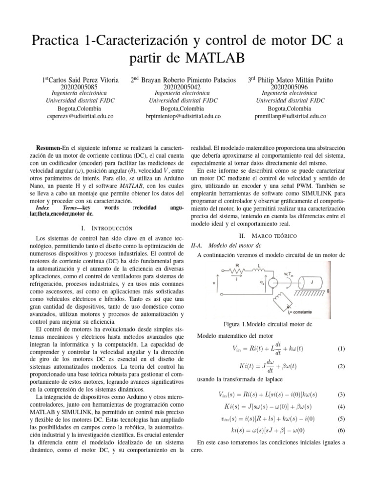 IEEE Conference Template | PDF | Ingenieria Eléctrica