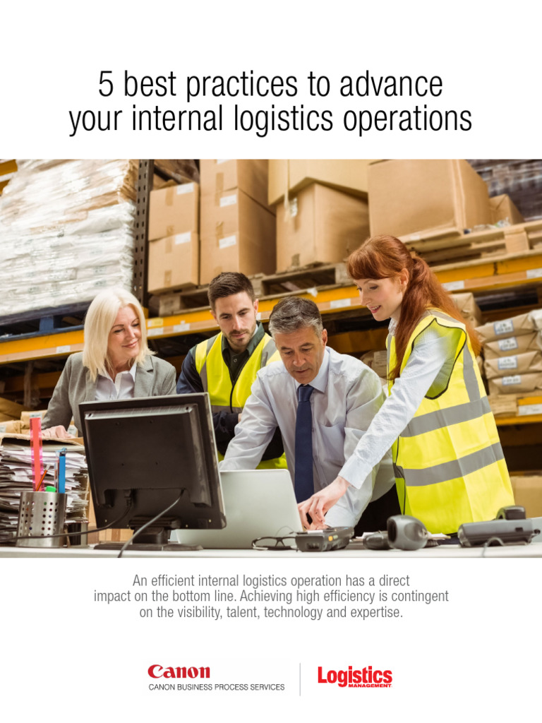 Canon Wp 5 Best Practices Logistics 092523 | PDF | Logistics | Goal