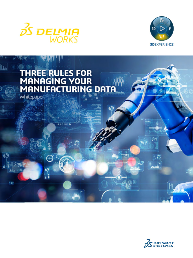 Managing Manufacturing Data Delmiaworks Whitepaper en | PDF | Computing