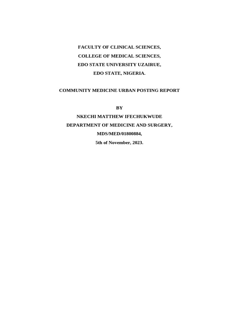 Matt Comm Med Report | PDF | Slaughterhouse | Animal Slaughter