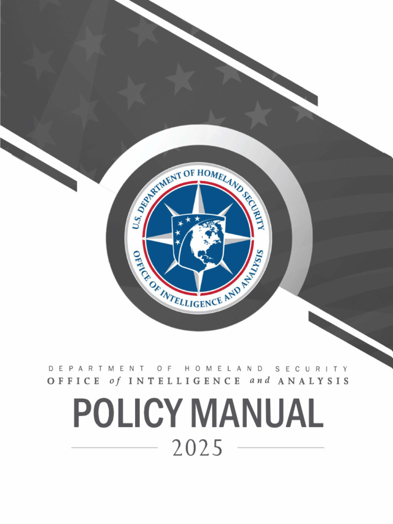 Office of Intelligence and Analysis Policy Manual-508 | PDF | United ...