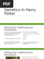 Harry Potter Genetics | PDF | Dominance (Genetics) | Allele