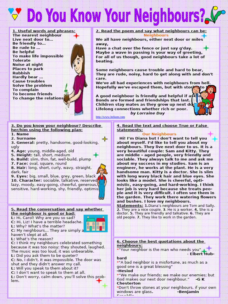Understanding Neighbourly Relations | PDF