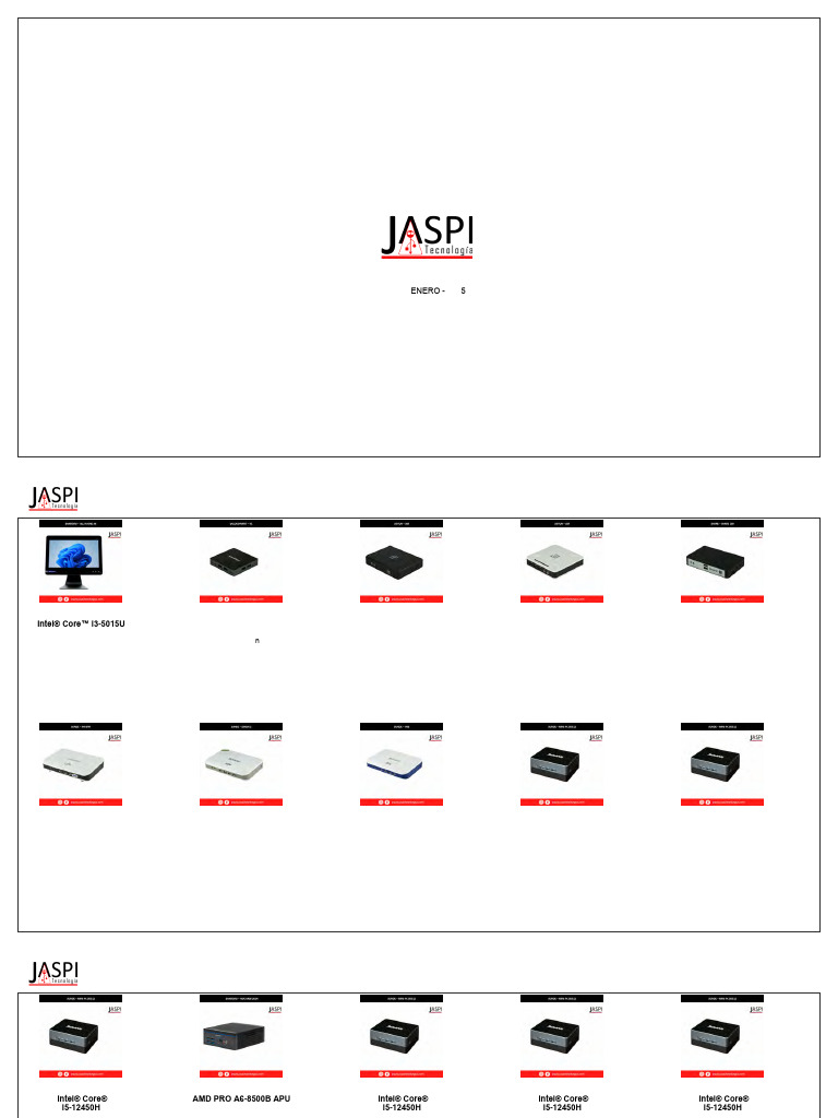 JASPI Catalogo Enero 2025 | PDF | Equipo de oficina | Hardware de la ...