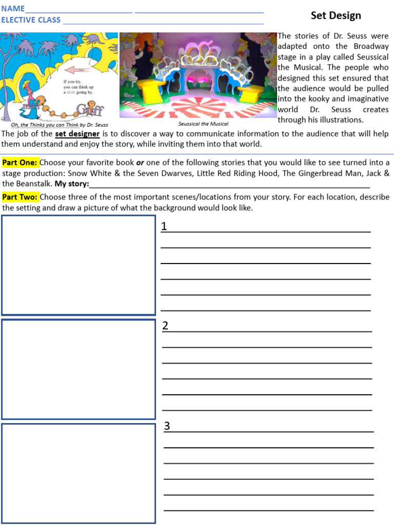 SetDesignWorksheet-1 | PDF