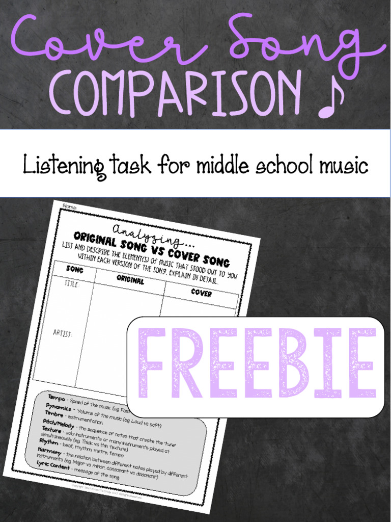Comparison: Freebie | PDF | Songs | Music Theory