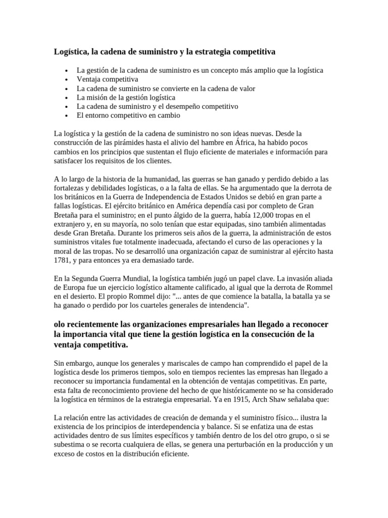 Christopher, Martin - Logistics & Supply Chain Manag | PDF | Logística ...