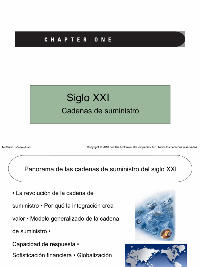 Chap001 Bowersox Diapositivas Complementaria Clase 2 DIAPS | PDF | Cadena de suministro | Logística