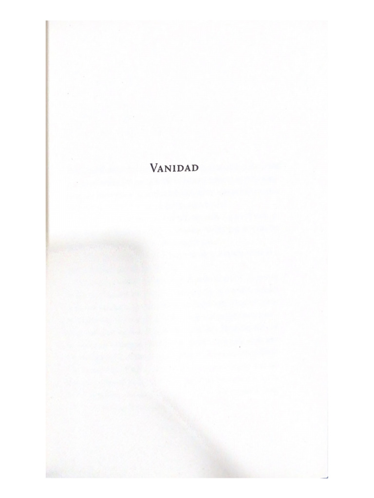 VANIDAD | PDF
