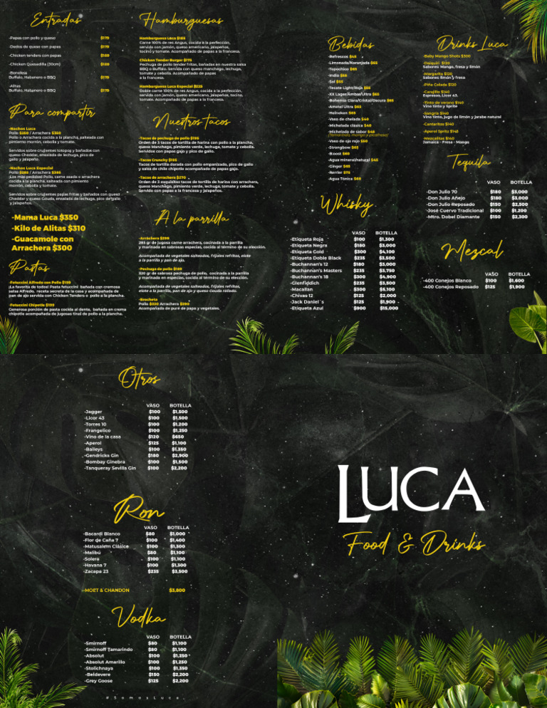 Menu Luca Actualizado-24 | PDF