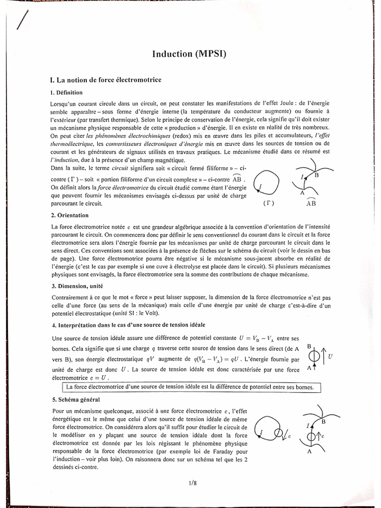 Induction MPSI (1) | PDF