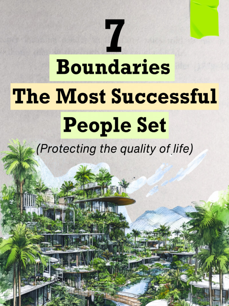 7 Boundaries The Most Successful People Set | PDF