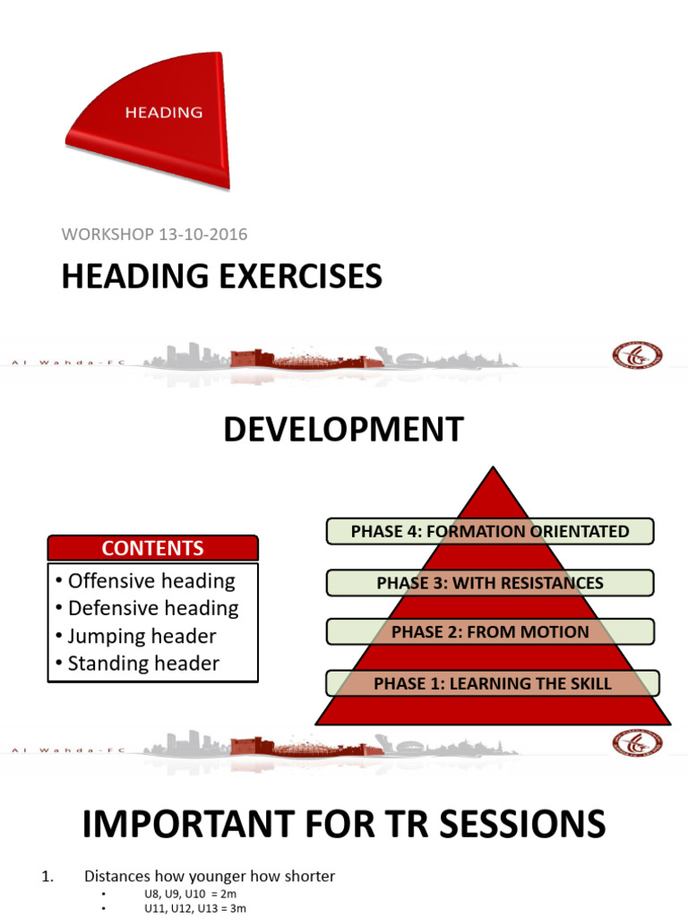 Training toppic Heading | PDF | Sports | Team Sports