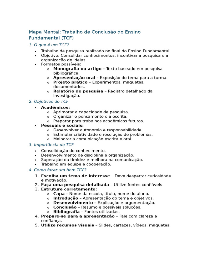 O Que É Um TCF? | PDF