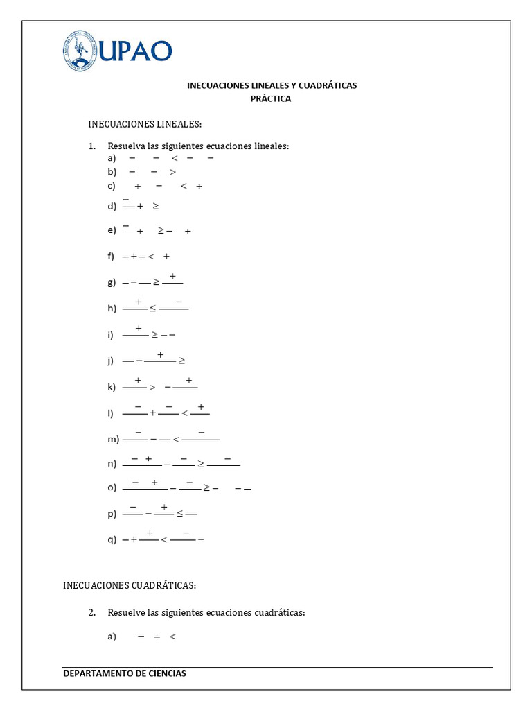 PRACTICA_Inecuaciones | PDF