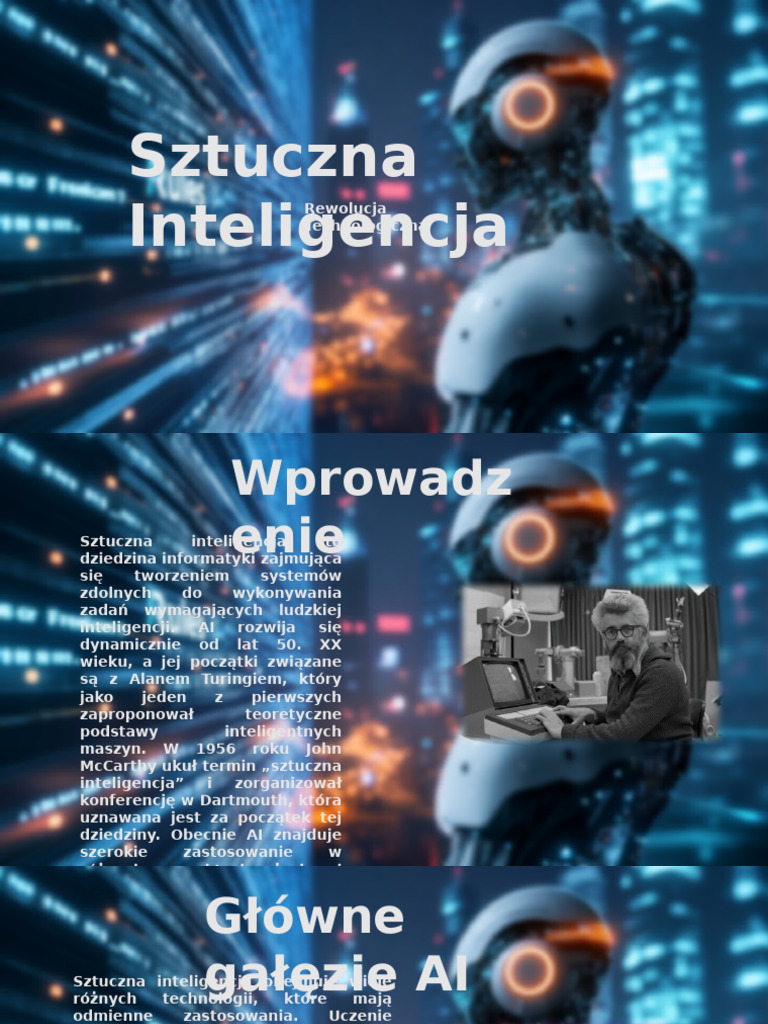 Sztuczna Inteligencja: Rewolucja Technologiczna | PDF
