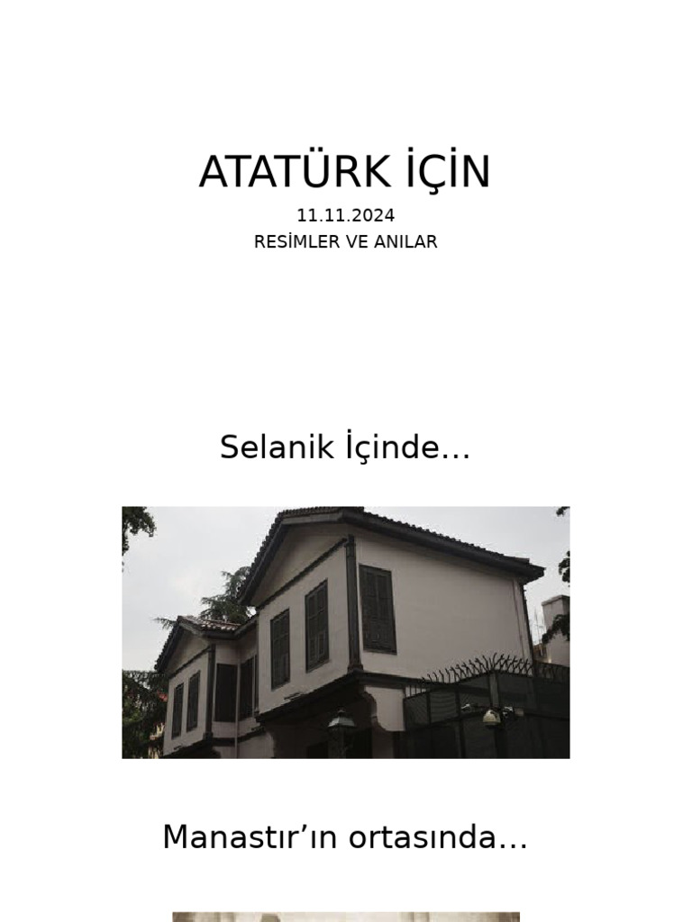 ATATÜRK 11-11-2024 Yeni Microsoft PowerPoint Sunusu | PDF