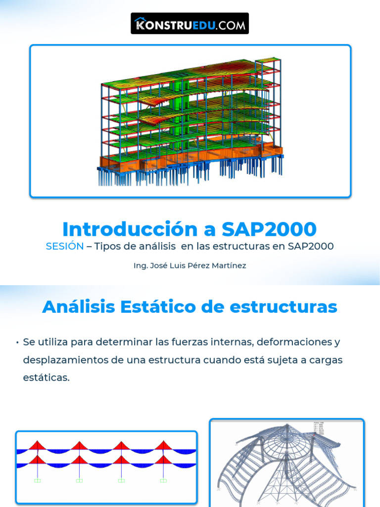 Tipos de Análisis en Las Estructuras en SAP2000 | PDF
