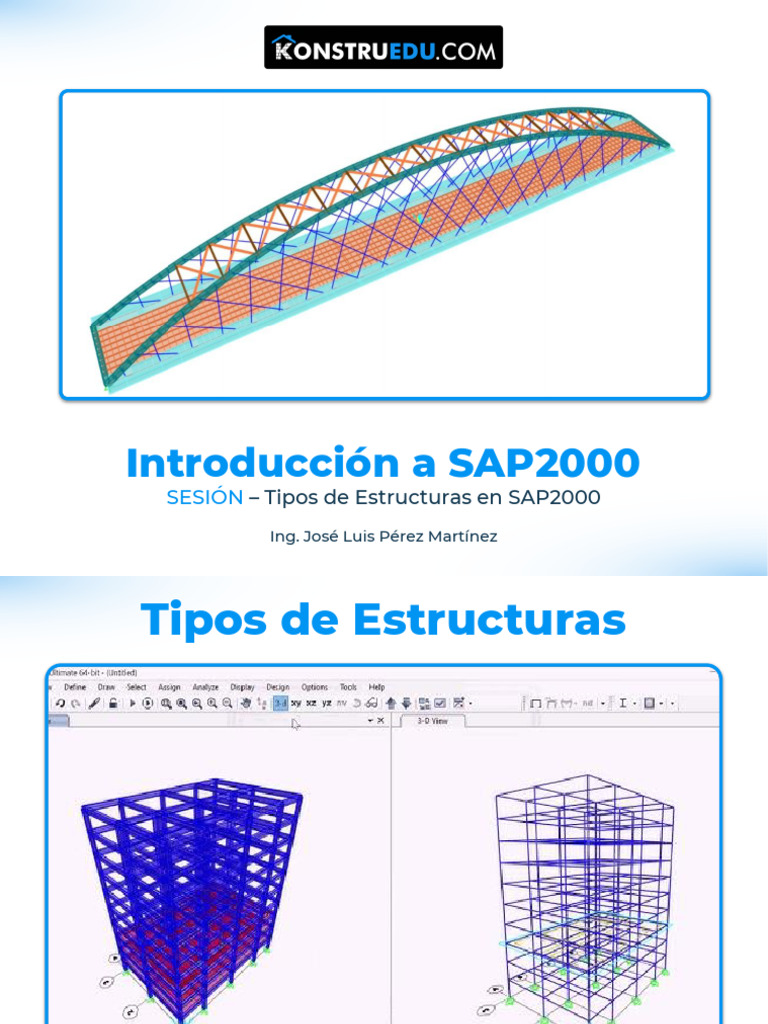 Tipos de Estructuras en SAP2000 | PDF