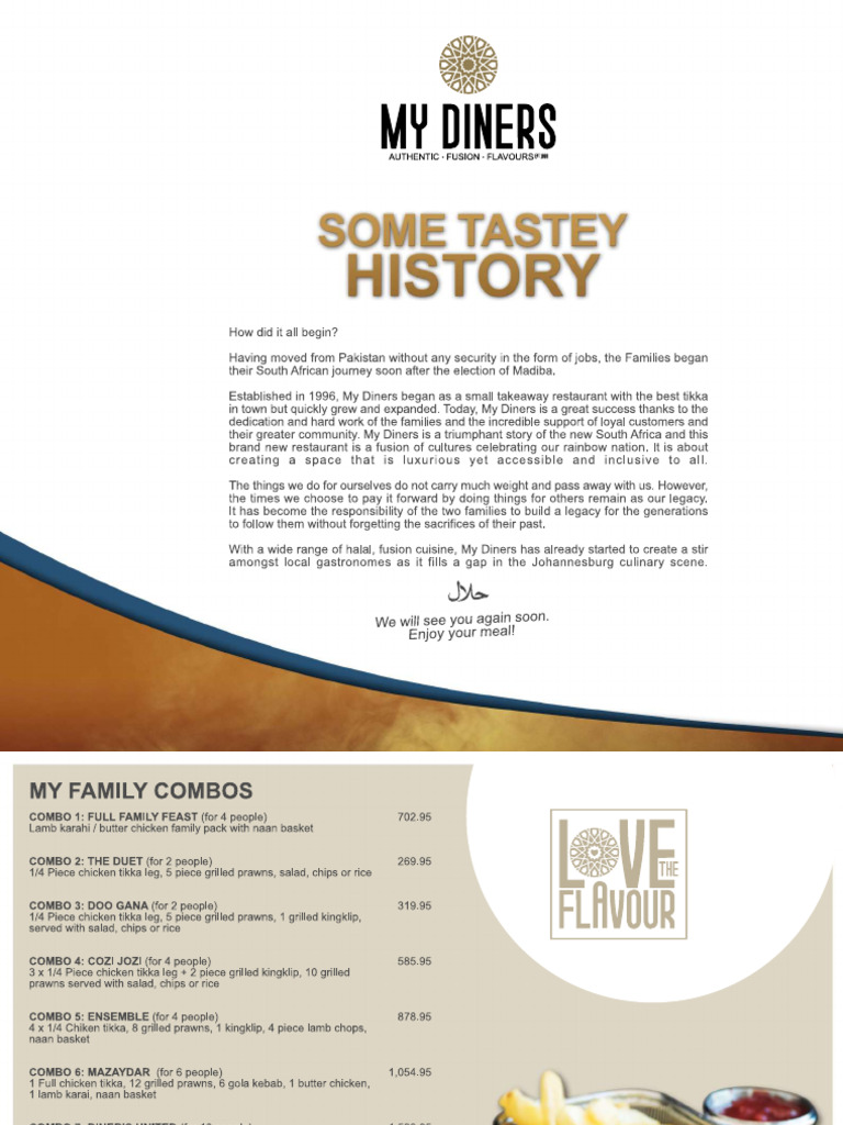 My Diners Rosebank Main | PDF