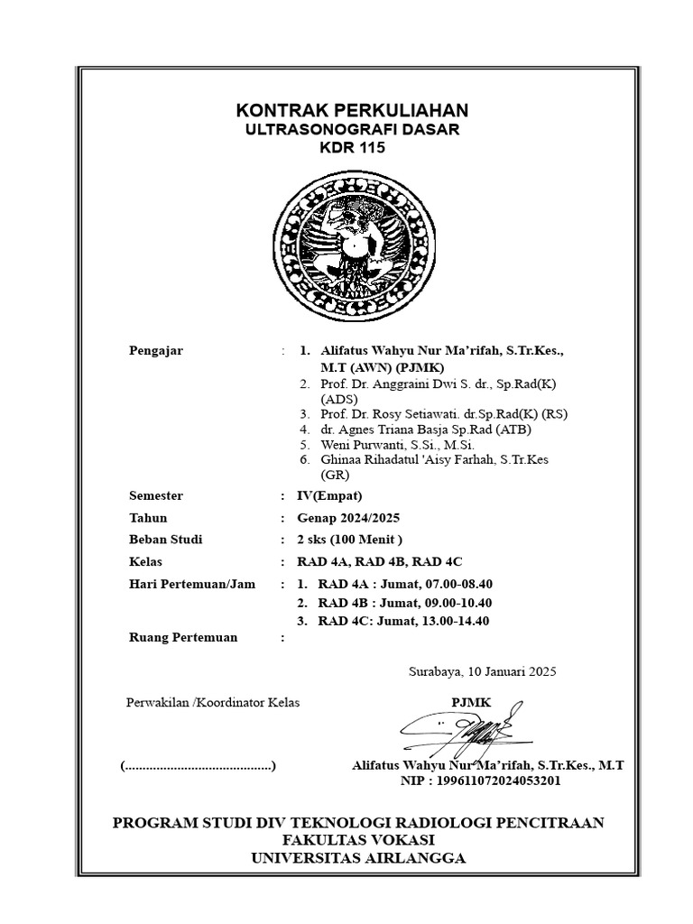 KK USG DASAR KDR 115 GENAP 2023-2024.docx | PDF
