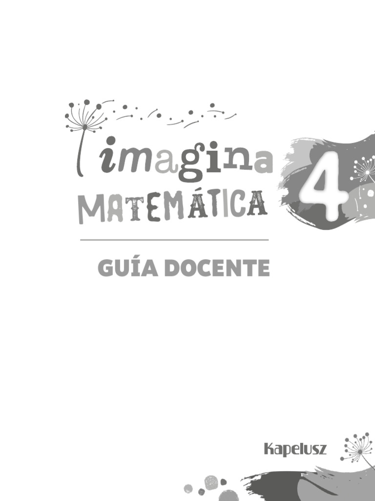 Guia Docente Mate Imagina 4 Kapeluz | PDF | División (Matemáticas ...