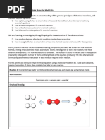 Grade 9 Chemistry Unit 4 | PDF | Chemical Substances | Stoichiometry