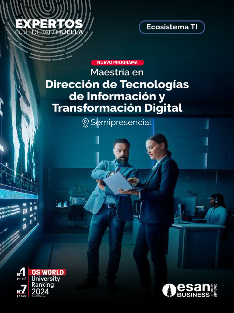 Folleto_ME_Direccion_de_TI_y_Transformaci__n_Digital_12.01_vf2 | PDF | Business