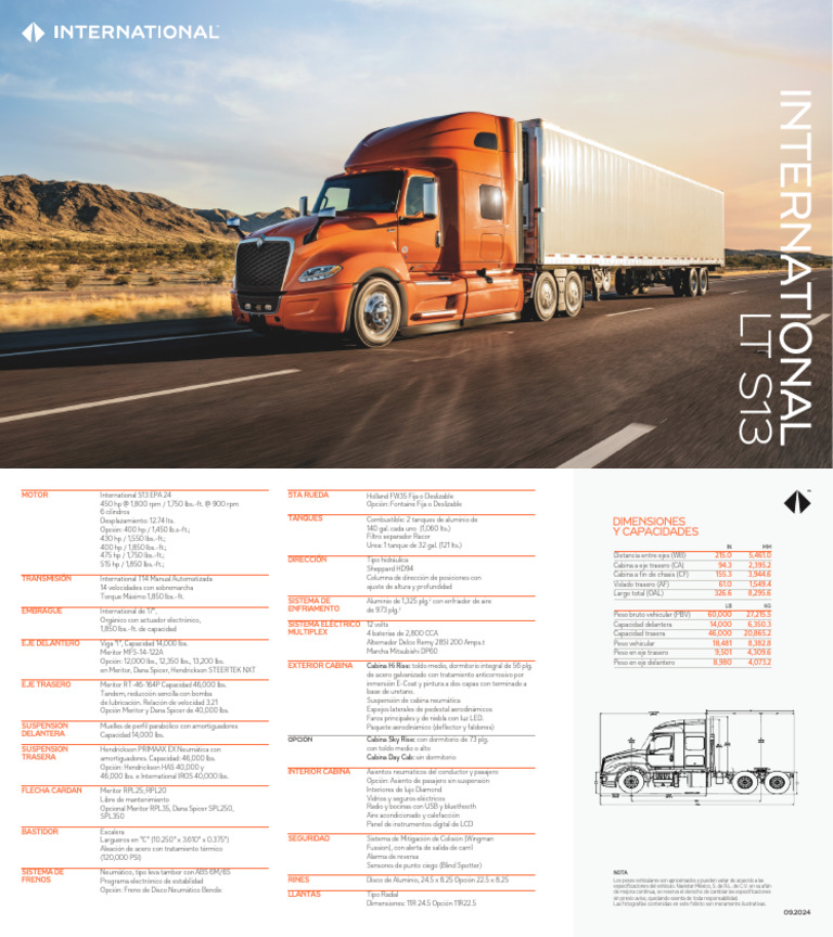 tractocamion-LT-S13 | PDF | Industria automotriz | Vehículos terrestres