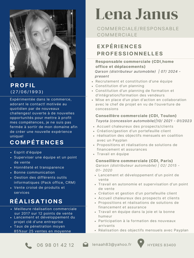 CV Lena J. | PDF