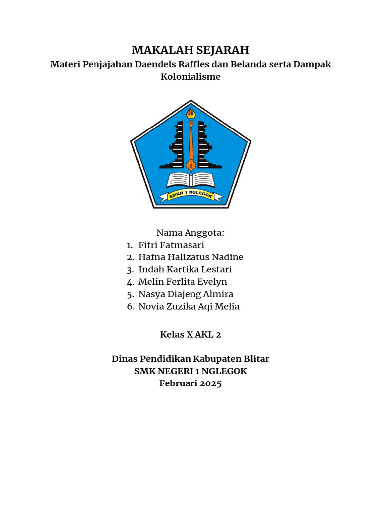 Dampak Penjajahan Daendels dan Raffles | PDF