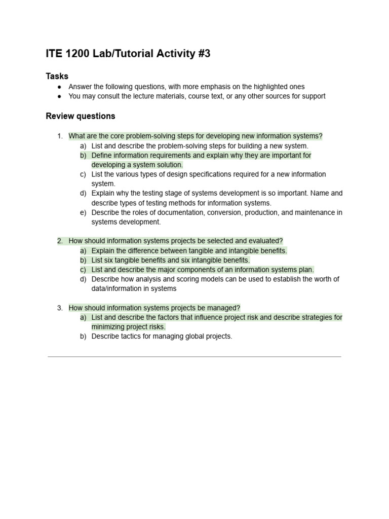 Information Systems Development Guide | PDF
