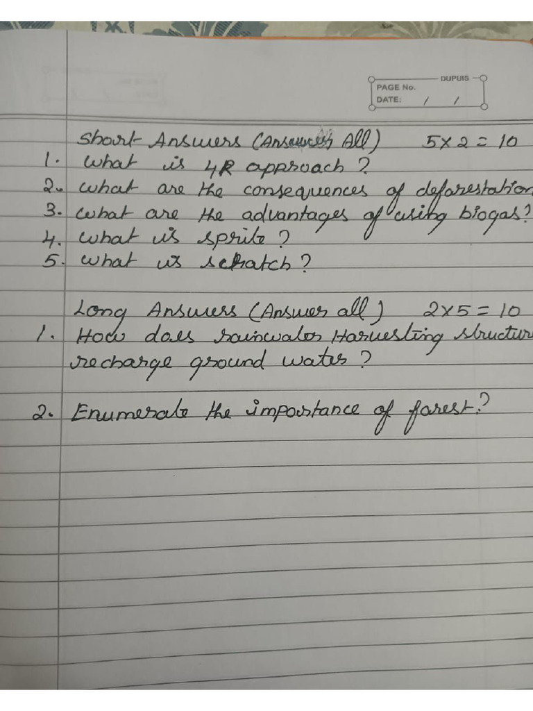 Question Paper | PDF