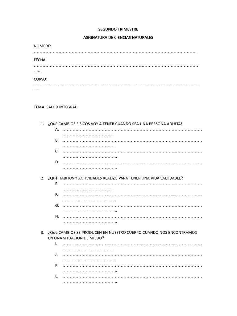 Deber de CCNN Segundo Trimestre | PDF
