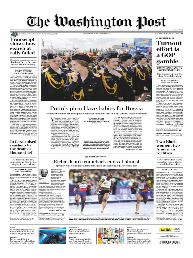 The Washington Post - August 04 2024 - The Washington Post | PDF ...