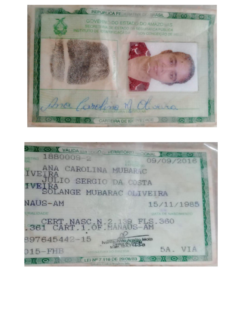 RG Ana Karolina | PDF