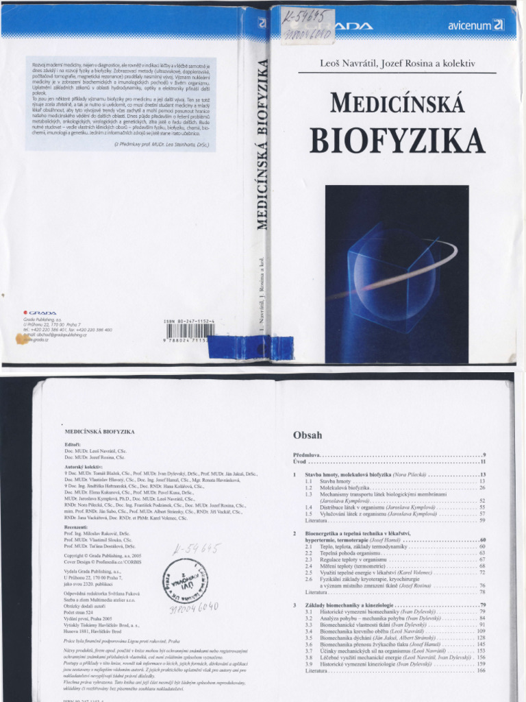 Medicínská Biofyzika - Navrátil, Rosina 2005 | PDF