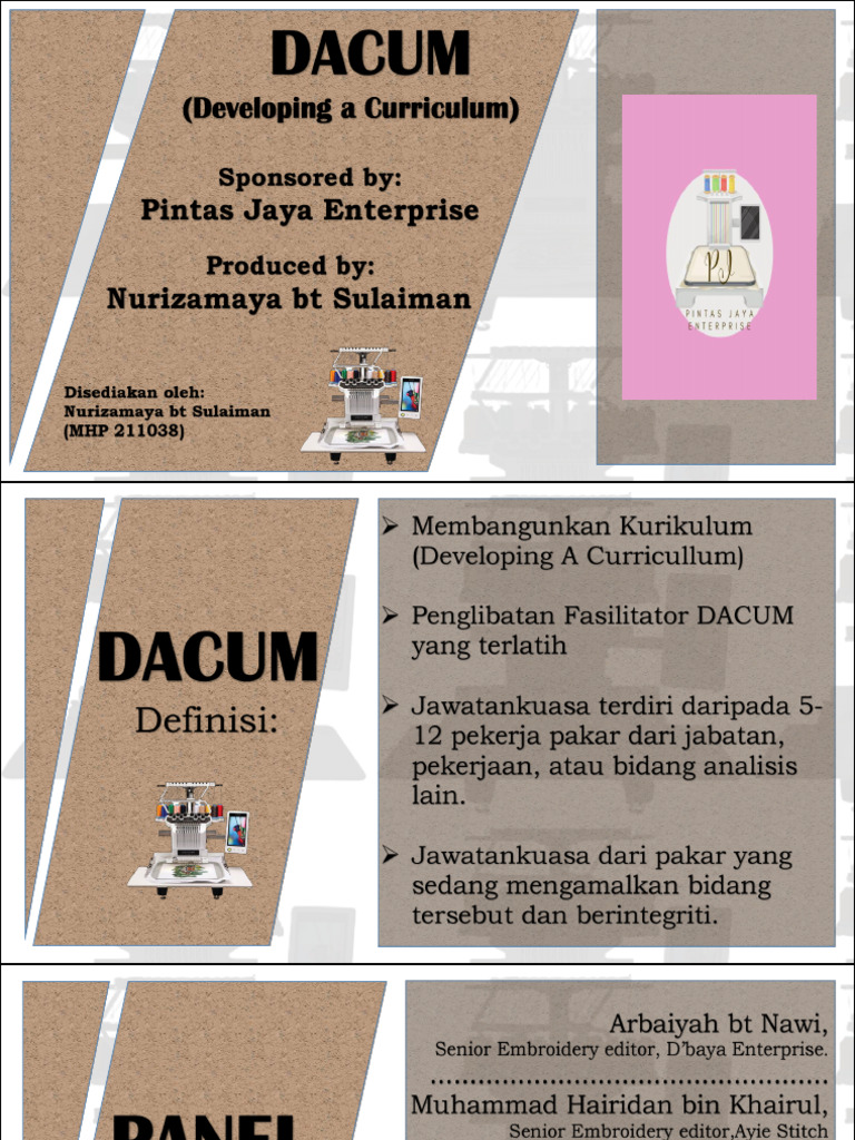 Slaid Dacum | PDF